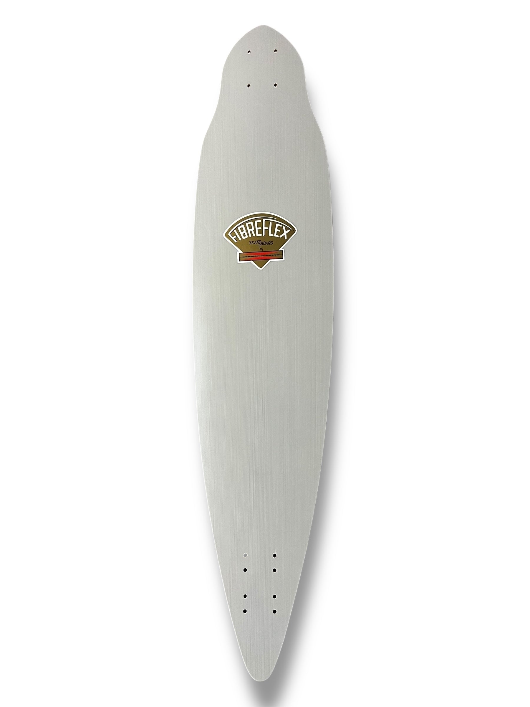38" FibreFlex Pintail Longboard in Light Grey - Deck Only – G&S ...