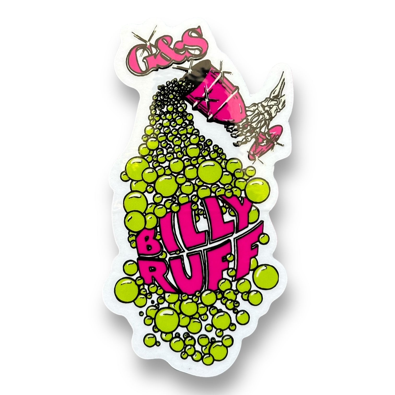 Billy Ruff "Chalice" - Pink & Green – G&S Surfboards & Skateboards