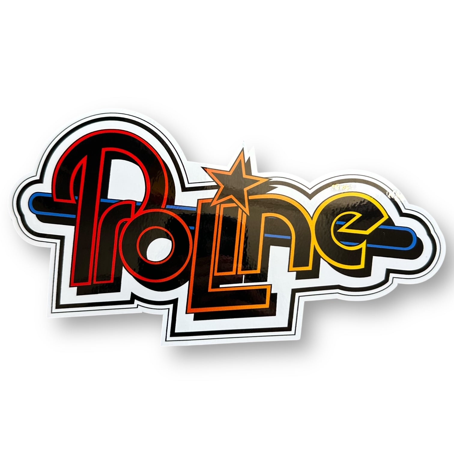 ProLine Sticker - Red – G&S Surfboards & Skateboards