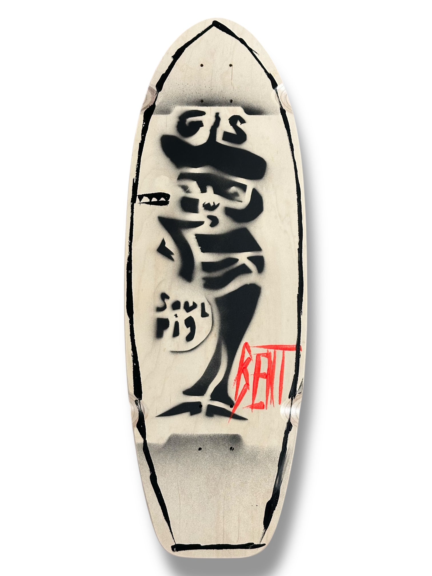 G&S Brian Bent SOUL PIG - Natural – G&S Surfboards & Skateboards